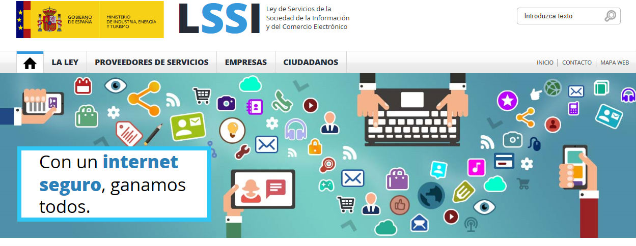 Ley de Servicios de la Sociedad de Información y Comercio Electrónico